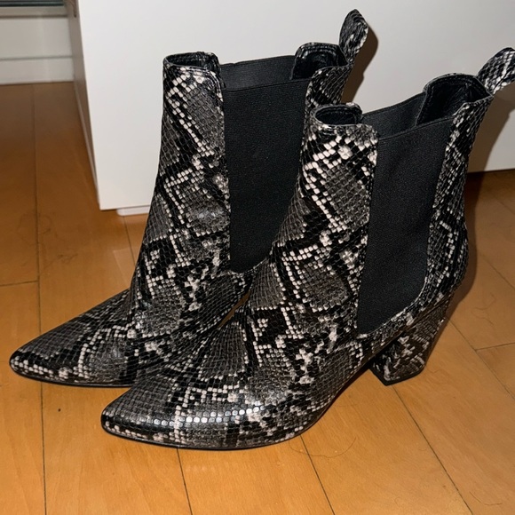 Steve Madden | Shoes | Steve Madden Snakeskin Booties | Poshmark